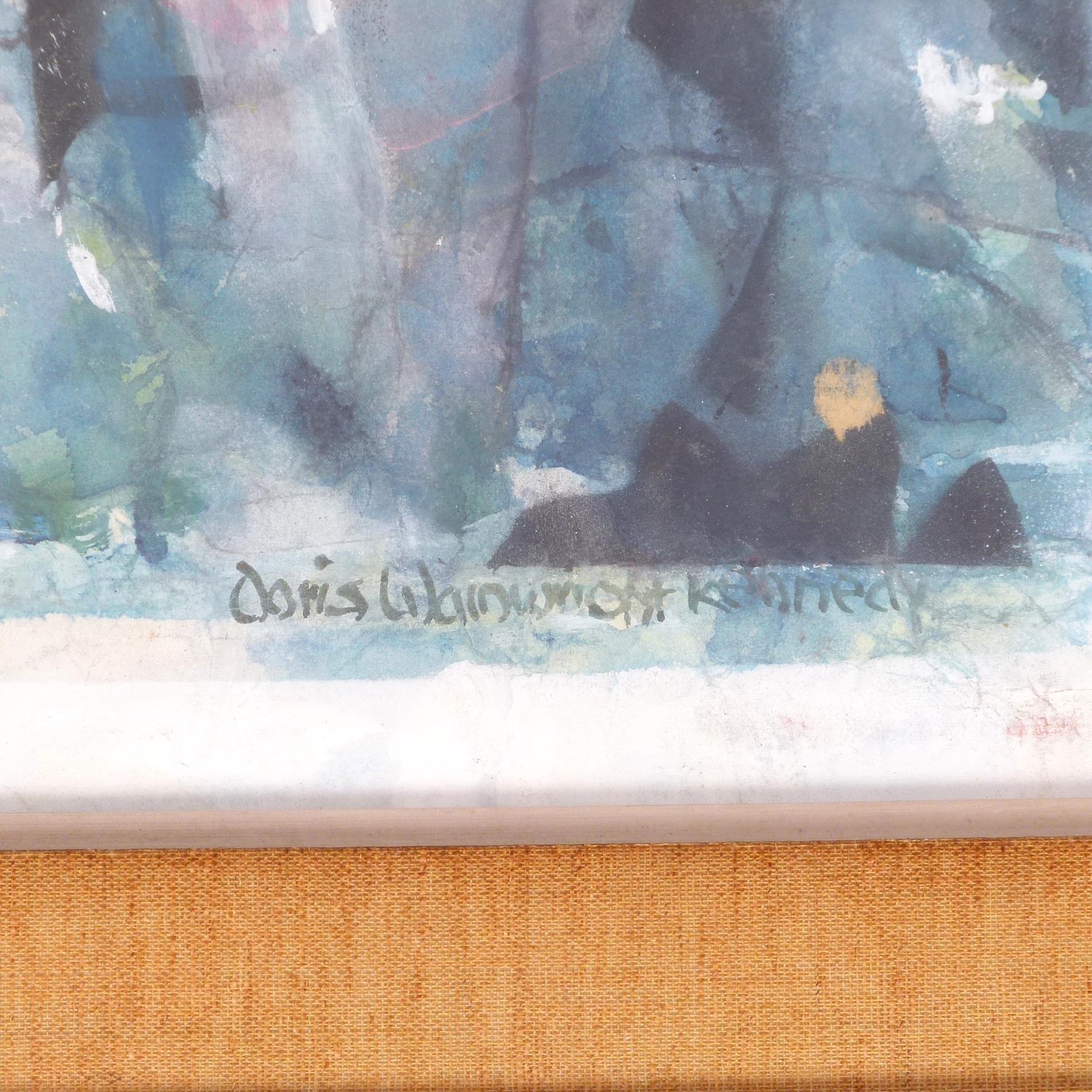 1960s Doris Wainwright Kennedy Figural Painting at City Issue Atlanta