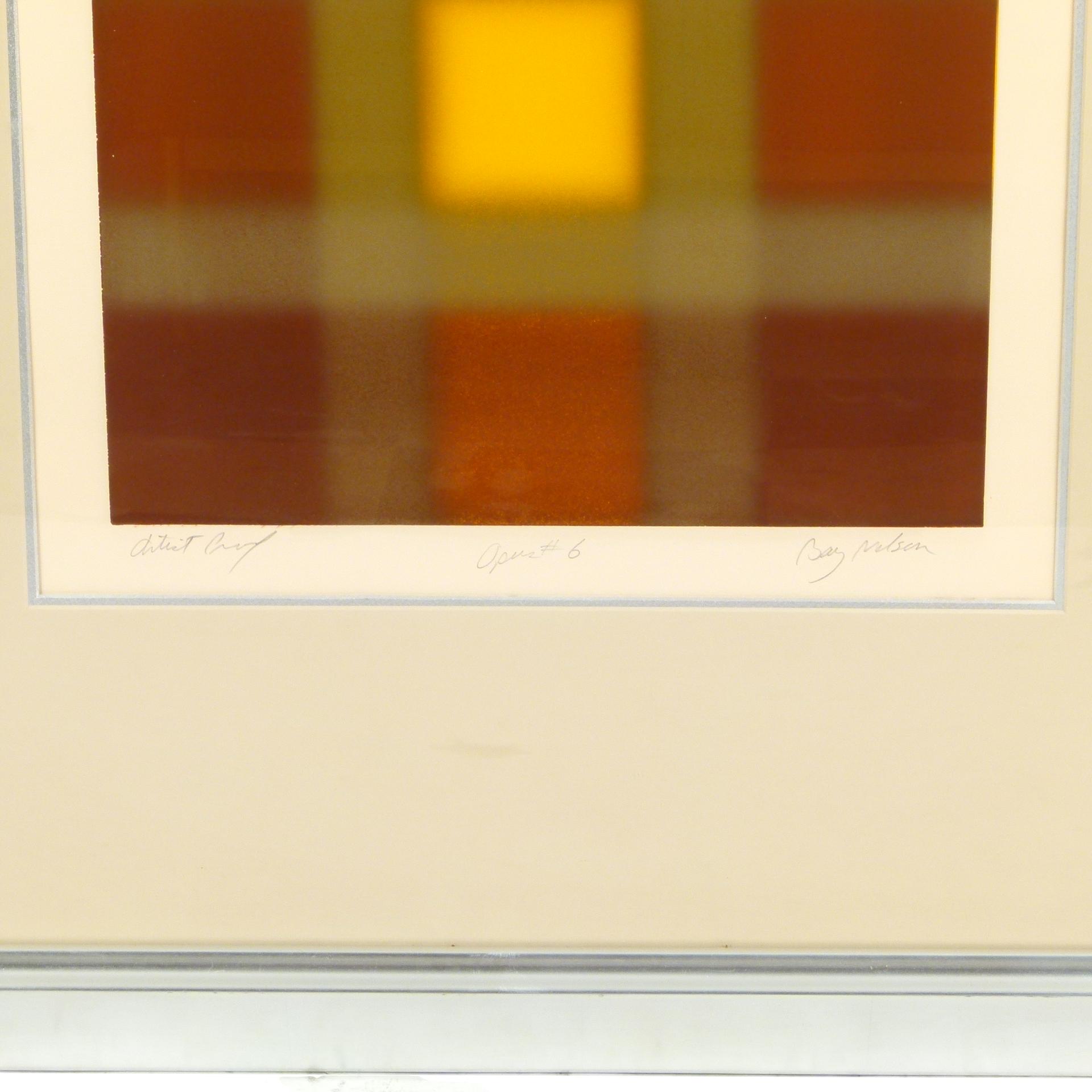 Barry Nelson Etching "Opus #6" Artist Proof at City Issue Atlanta