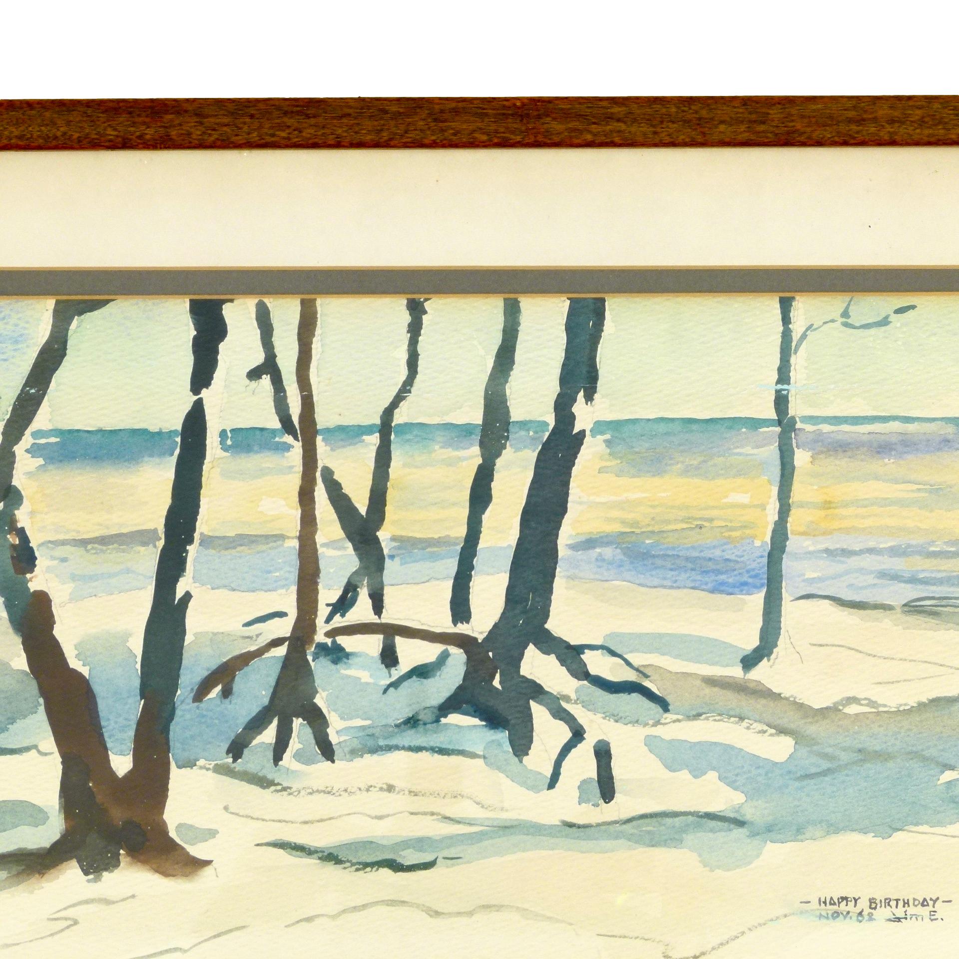 Coastal Watercolor at City Issue Atlanta