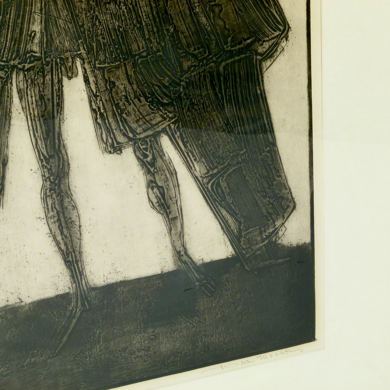 Dean Meeker signed "Icarus" Etching at City Issue Atlanta