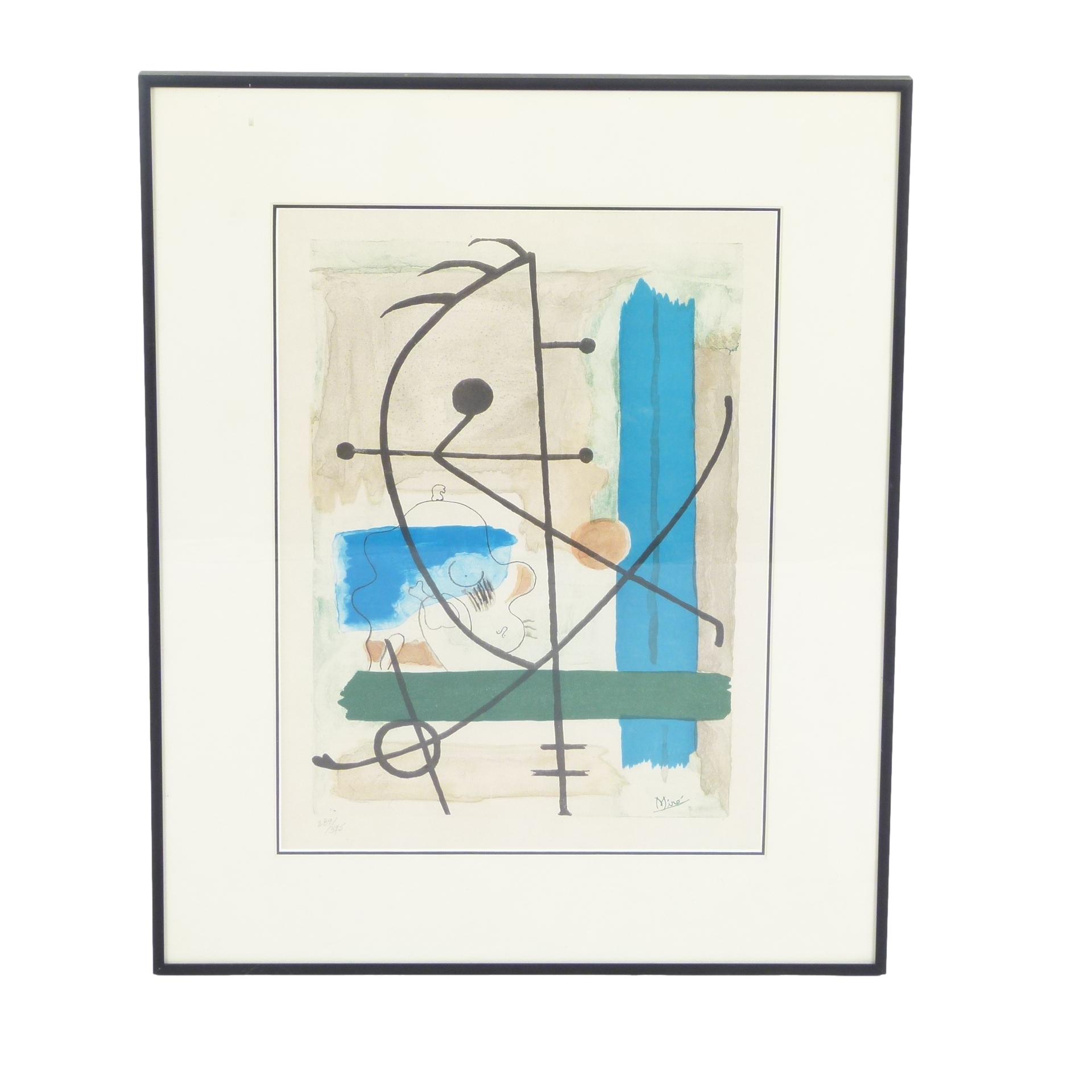 Joan Miro Abstract Print at City Issue Atlanta