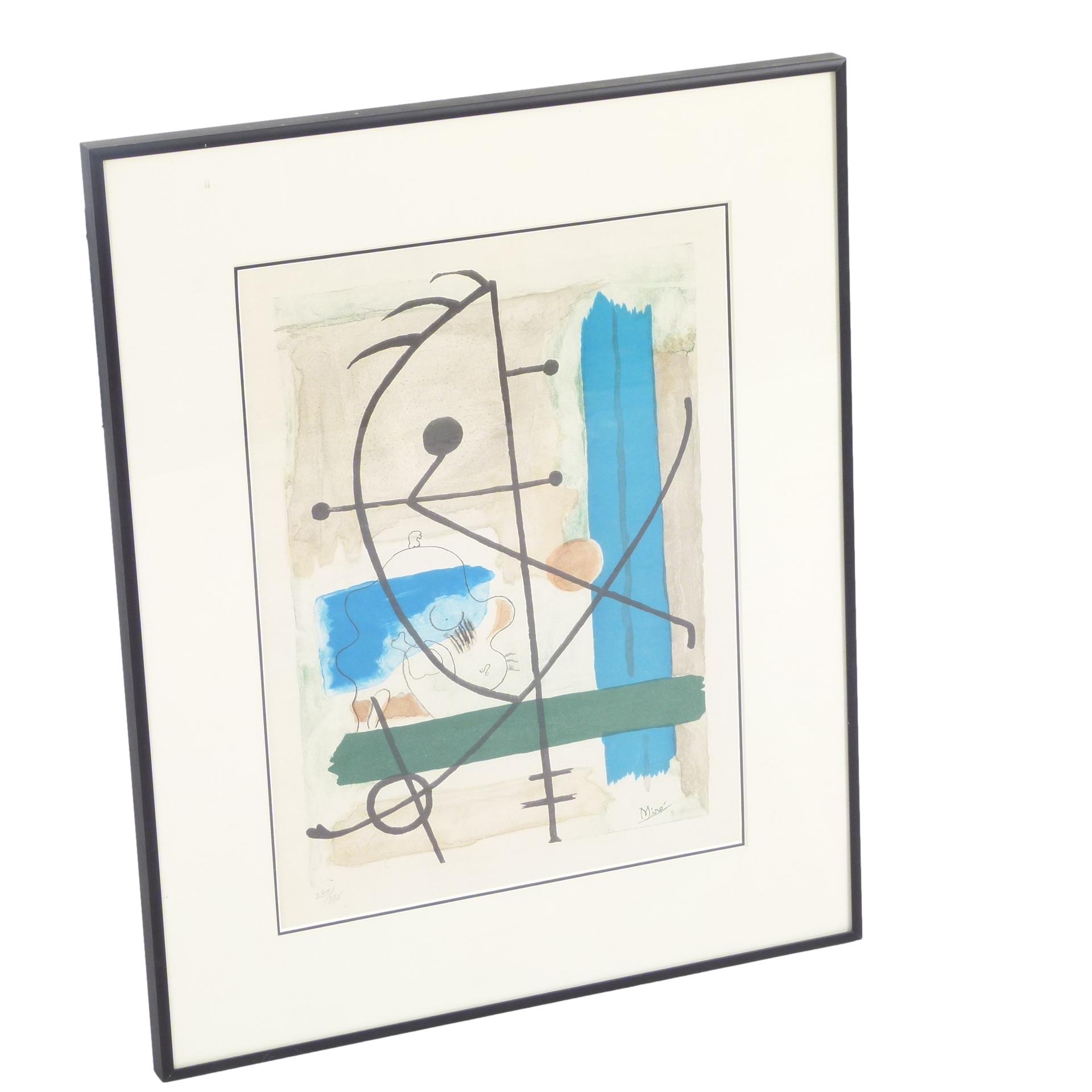 Joan Miro Abstract Print at City Issue Atlanta
