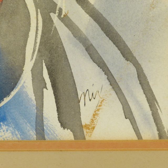Martha Nix Original Watercolor at City Issue Atlanta
