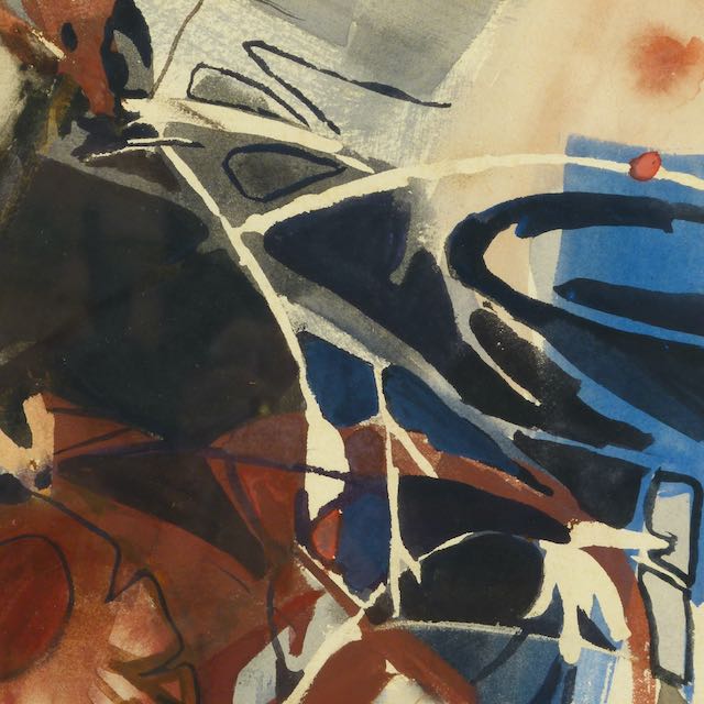 Martha Nix Original Watercolor at City Issue Atlanta