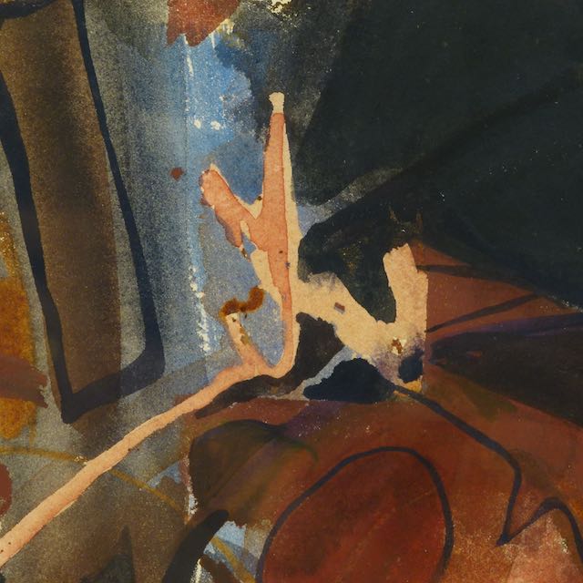 Martha Nix Original Watercolor at City Issue Atlanta