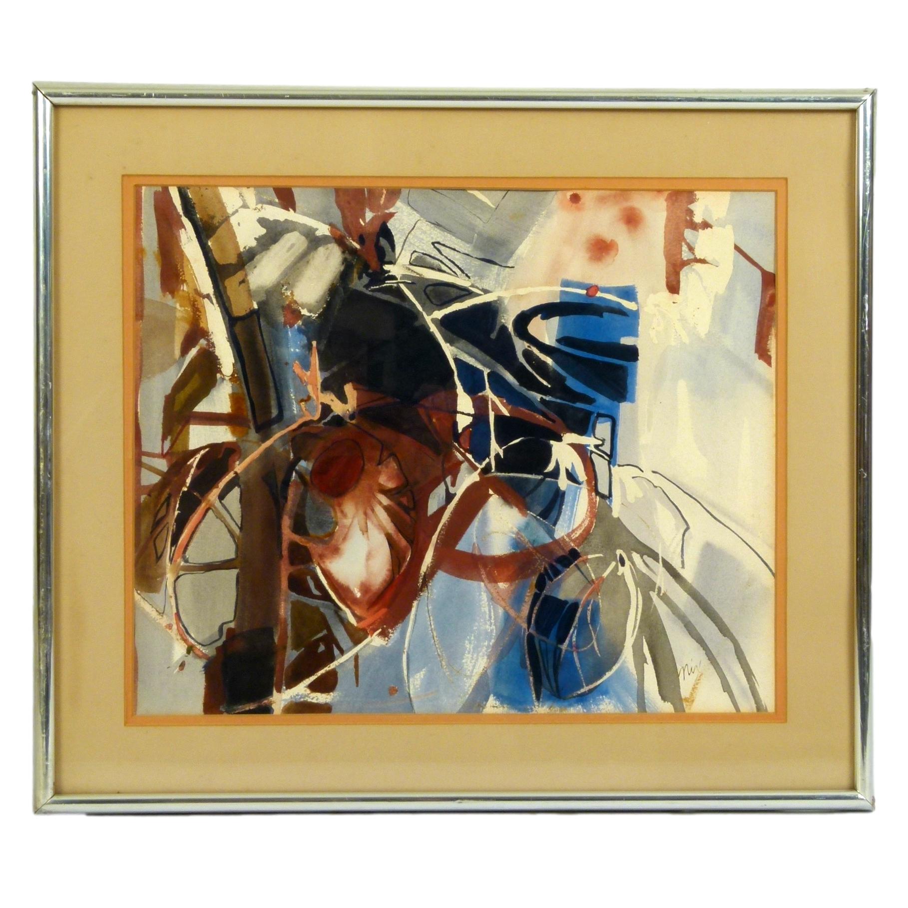 Martha Nix Original Watercolor at City Issue Atlanta