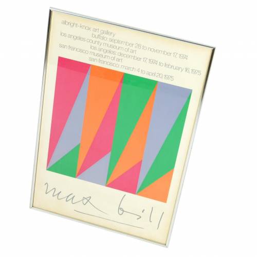 Max Bill Exhibition Poster, 1974 at City Issue Atlanta