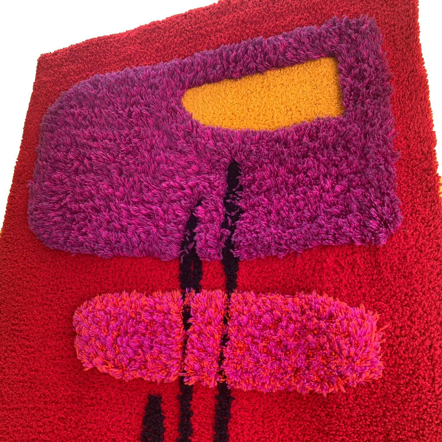 Monumental Abstract Rya Weave Tapestry at City Issue Atlanta