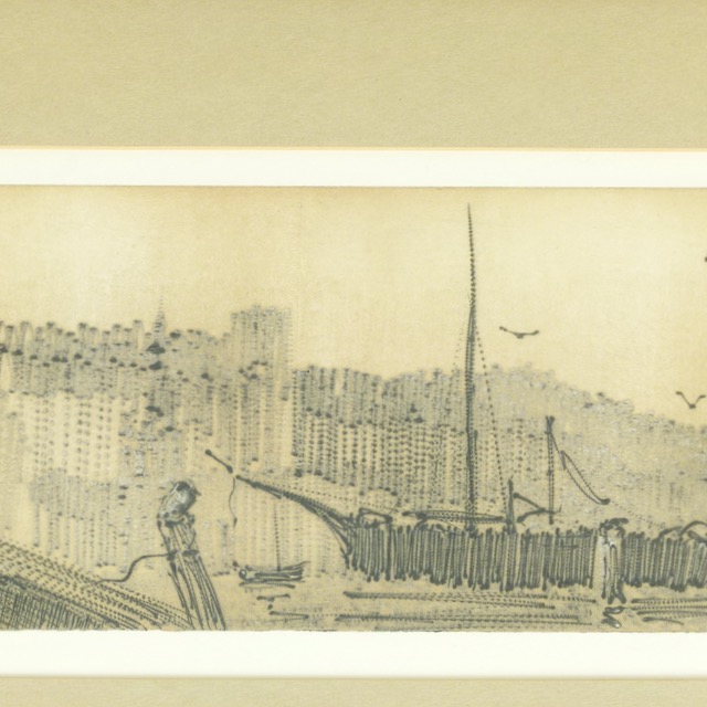 Richard Volpe "Port" Lucite Etching at City Issue Atlanta