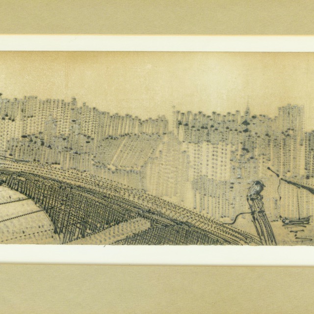 Richard Volpe "Port" Lucite Etching at City Issue Atlanta