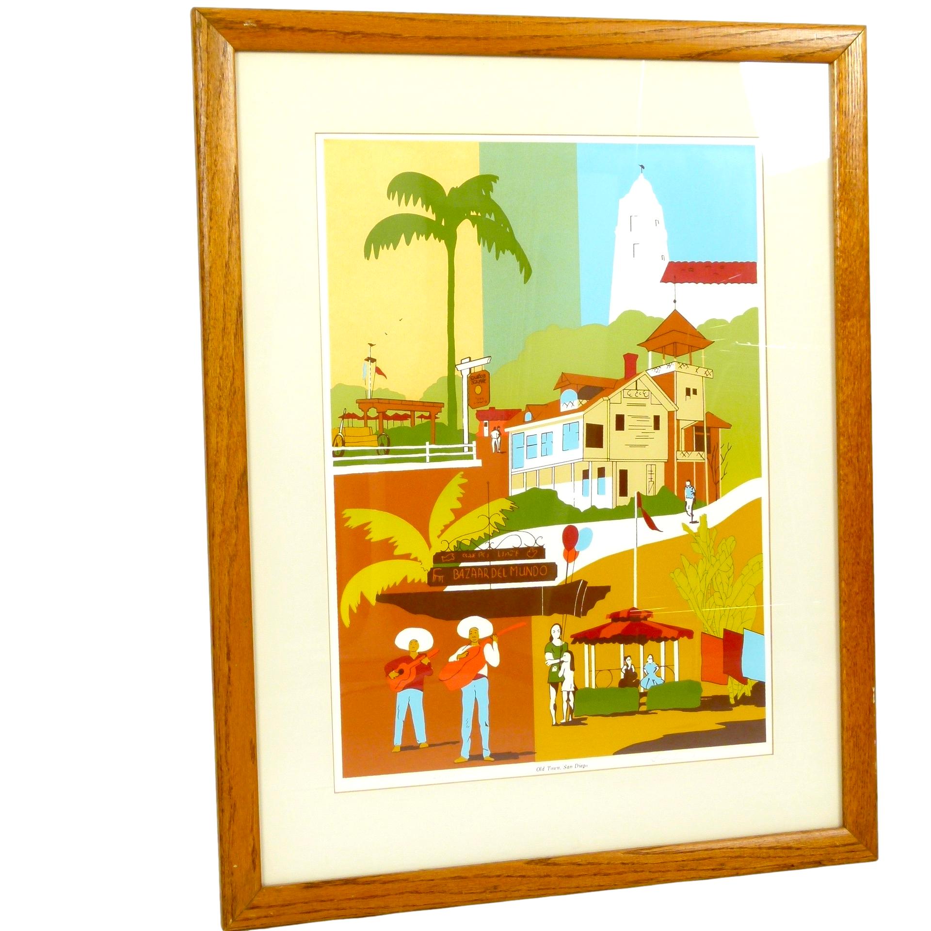San Diego Graphic Serigraph Print at City Issue Atlanta