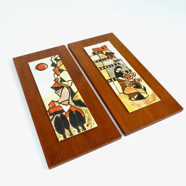 Set of Harris Strong Mounted Tile Art at City Issue Atlanta