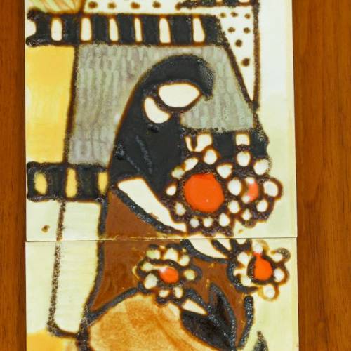 Set of Harris Strong Mounted Tile Art at City Issue Atlanta