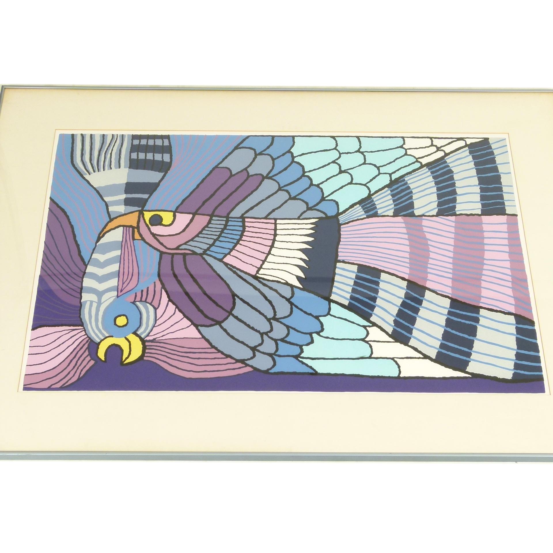 Victor Delfin Serigraph, 1978 at City Issue Atlanta