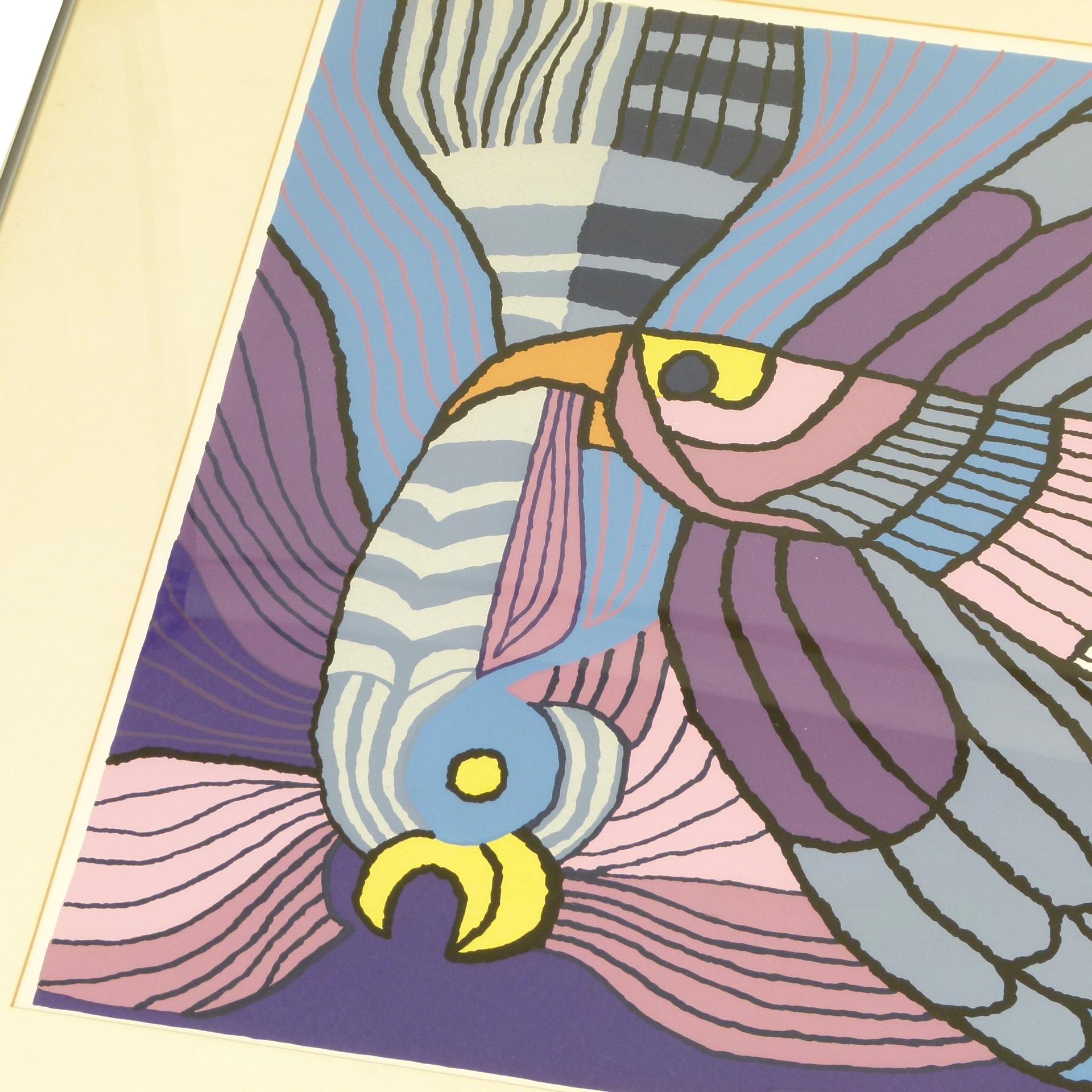 Victor Delfin Serigraph, 1978 at City Issue Atlanta