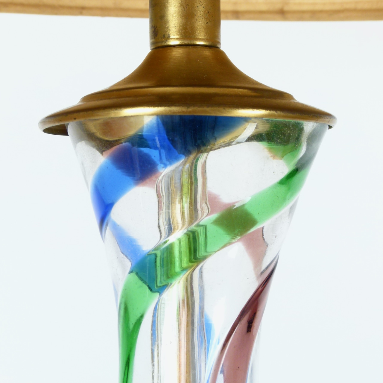 1950s Italian Glass Lamp at City Issue Atlanta