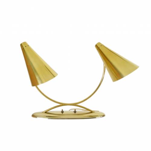 Brass Two Head Desk Lamp at City Issue Atlanta