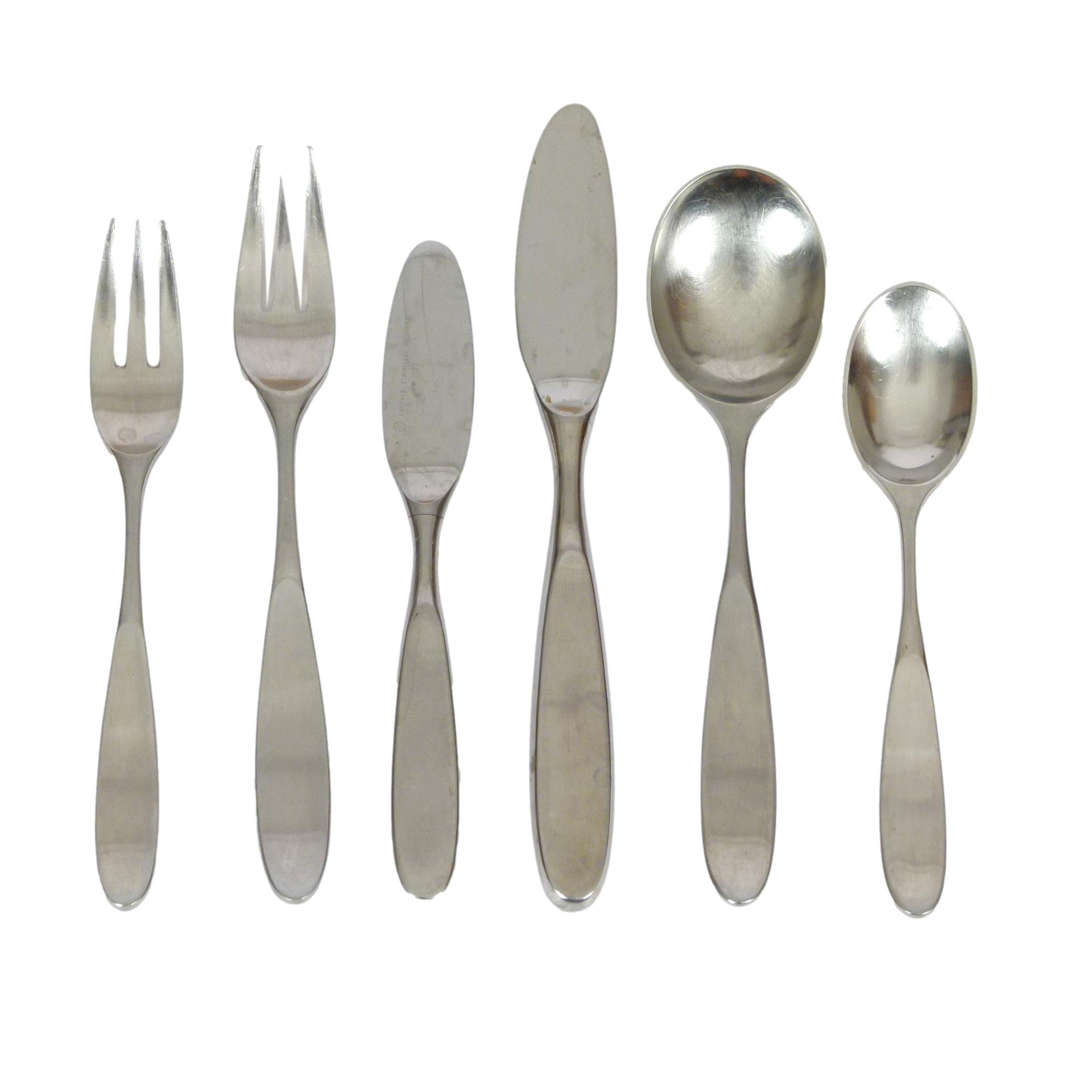 1960s Lauffer "Magnum" Flatware, Service for 6 at City Issue Atlanta