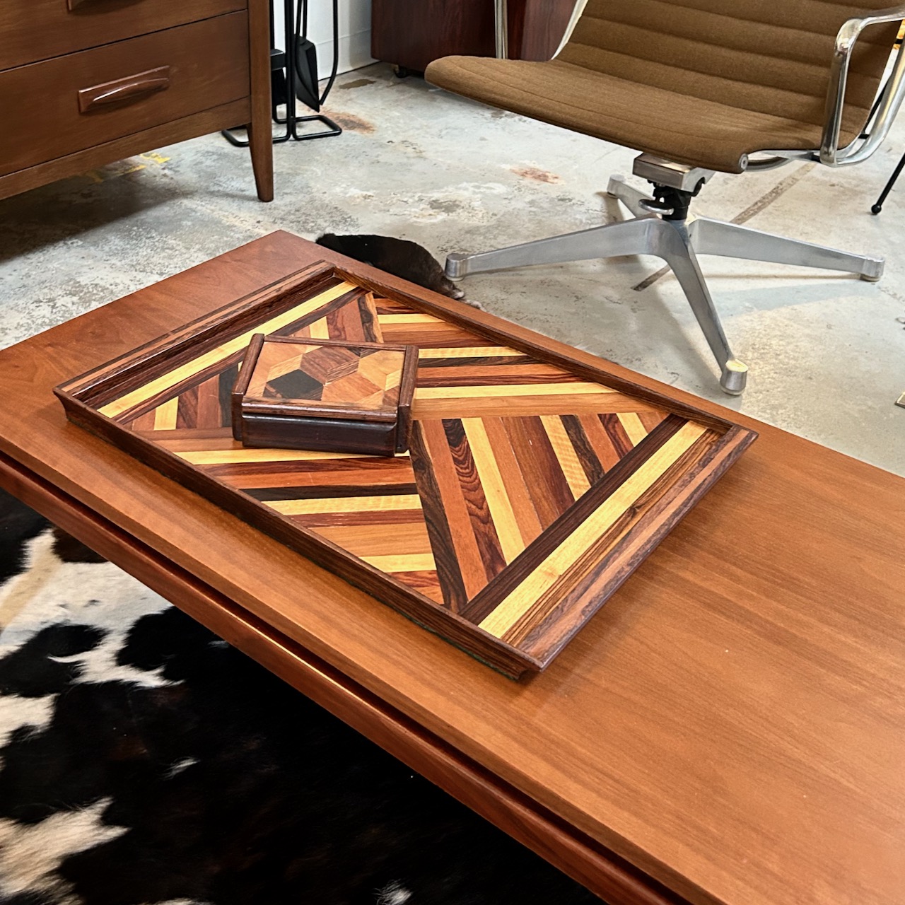 Don Shoemaker Exotic Wood Tray at City Issue Atlanta