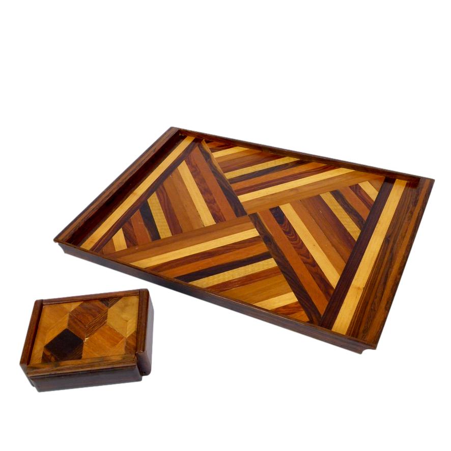 Don Shoemaker Exotic Wood Tray at City Issue Atlanta