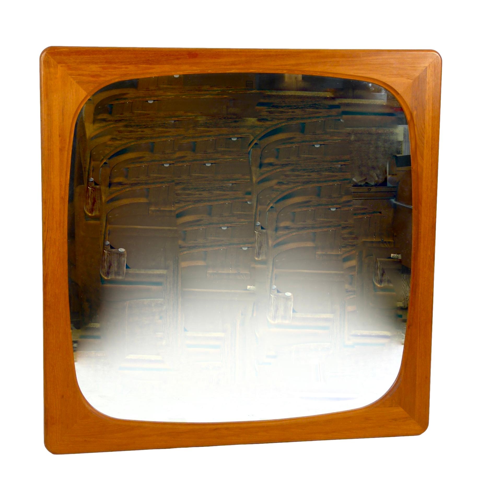 Large Teak Frame Mirror at City Issue Atlanta