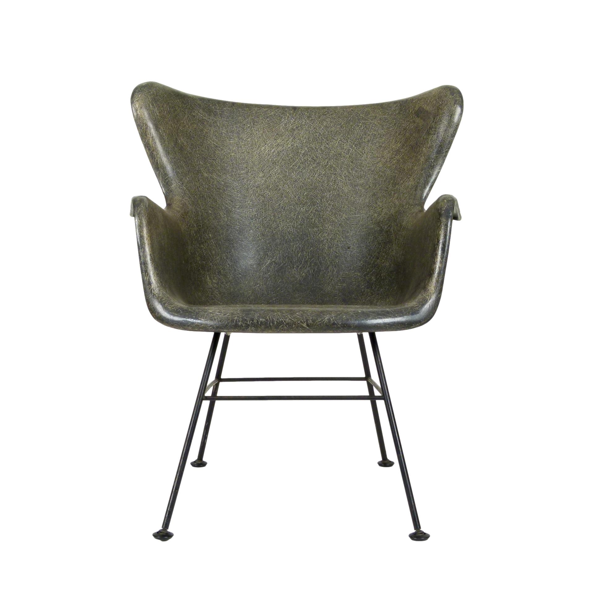 1950s Lawrence Peabody Fiberglass Lounge Chair at City Issue Atlanta