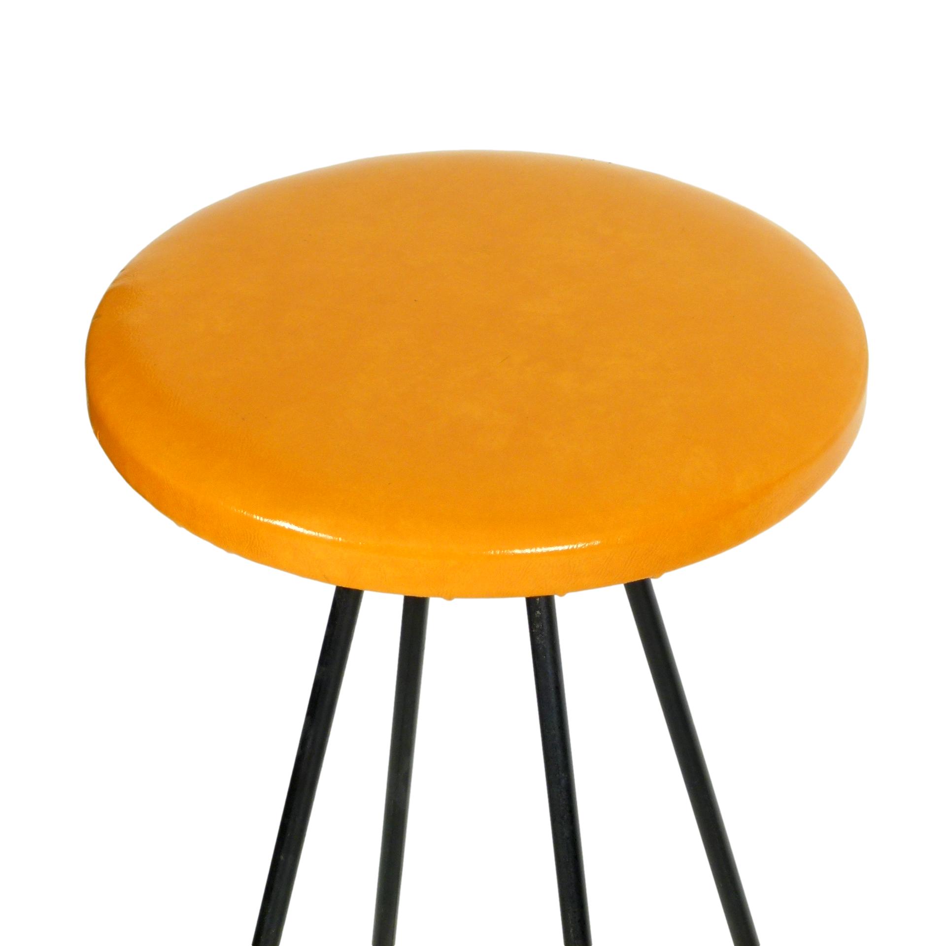 Set of 3 Wrought Iron Bar Stools at City Issue Atlanta