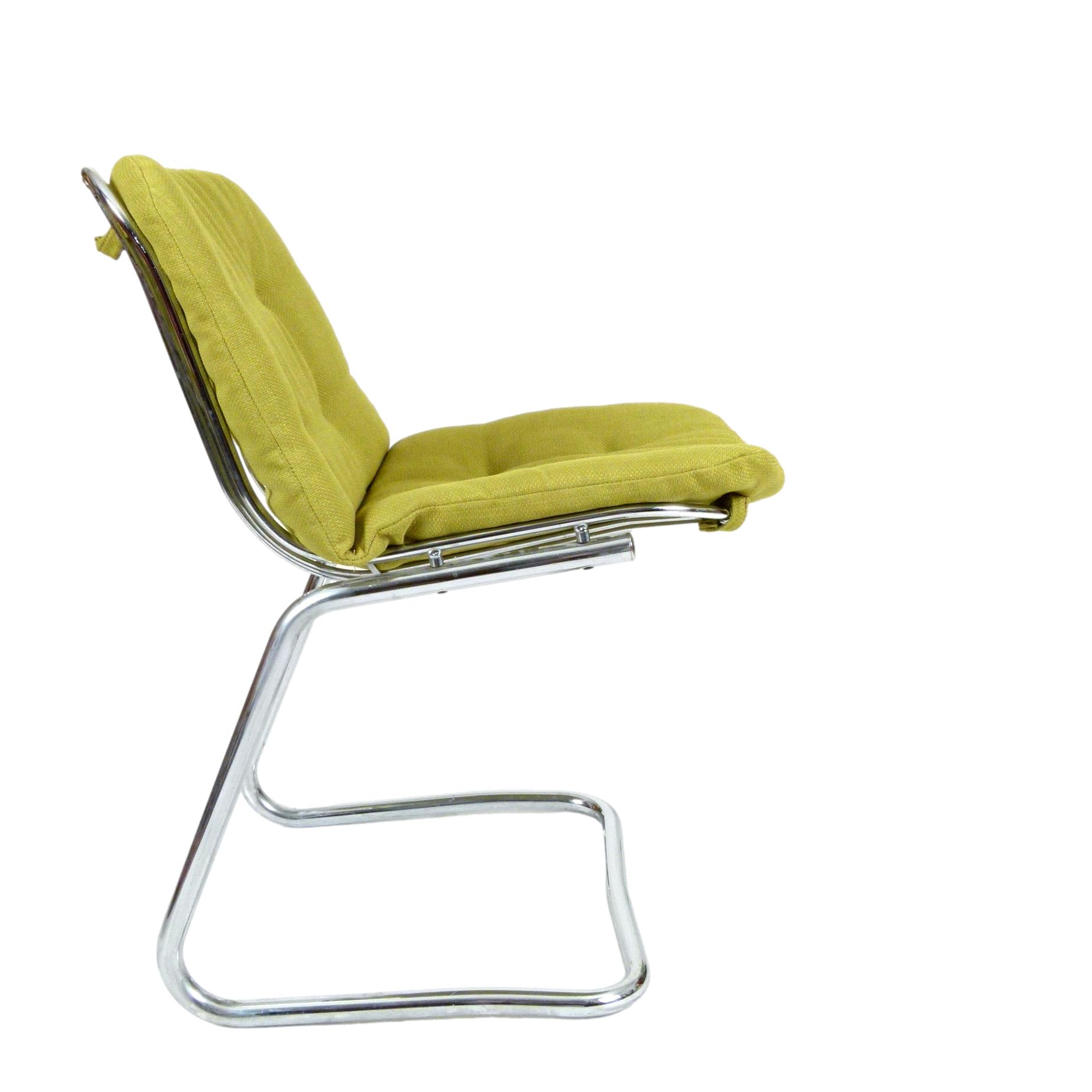 Set of 6 Chrome Frame Side Chairs at City Issue Atlanta