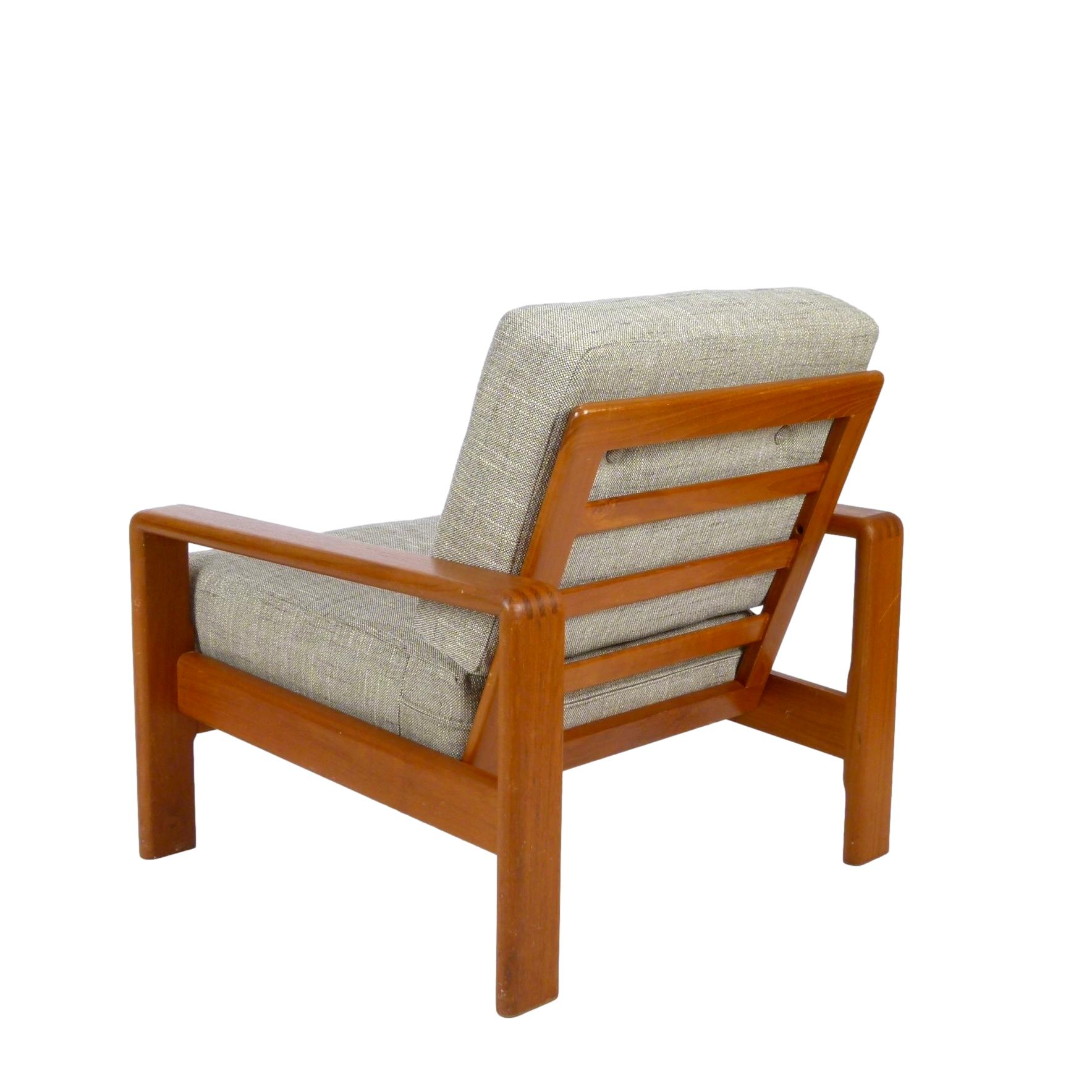 Teak Frame Lounge Chair, 1970s at City Issue Atlanta