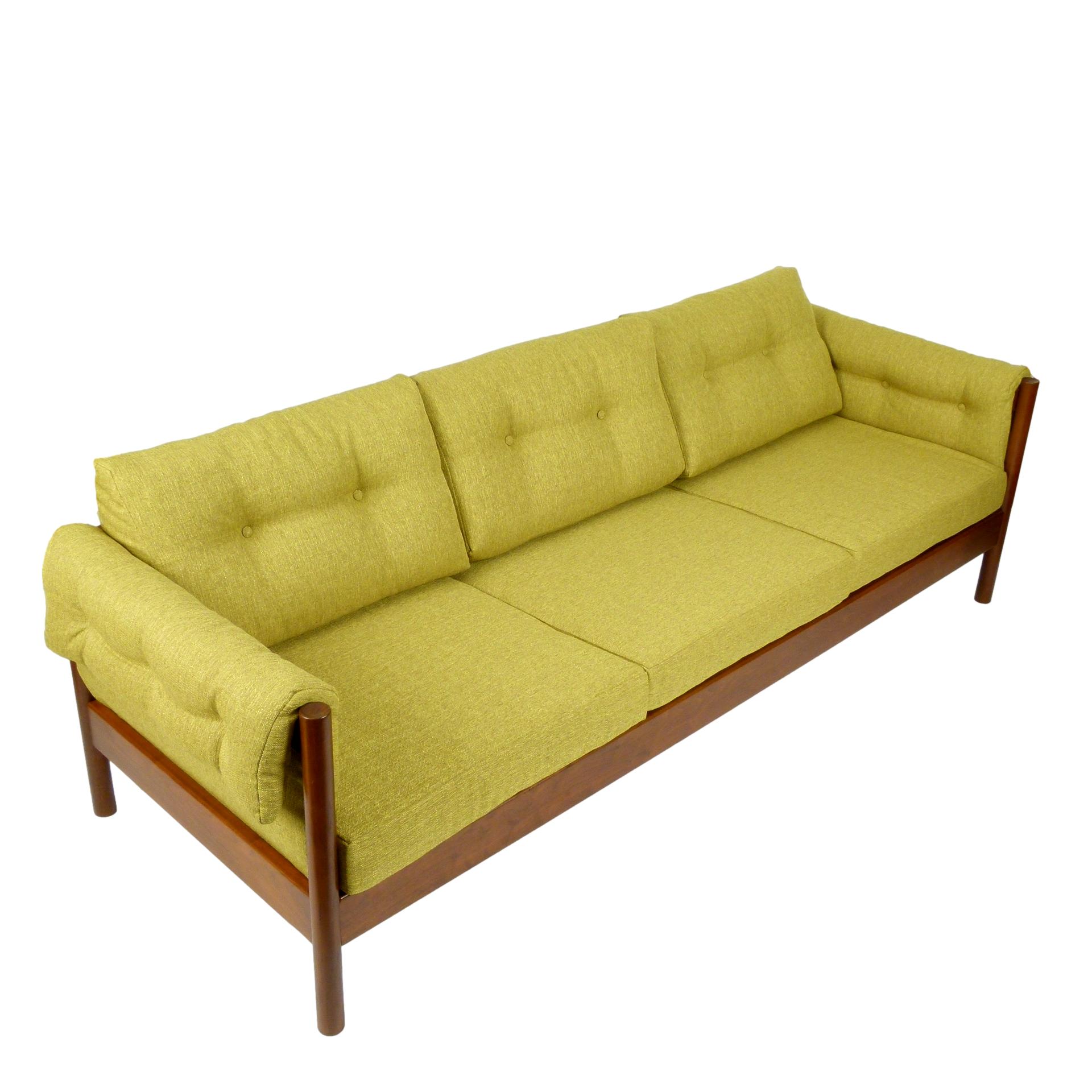 1960s Walnut Frame Sofa at City Issue Atlanta