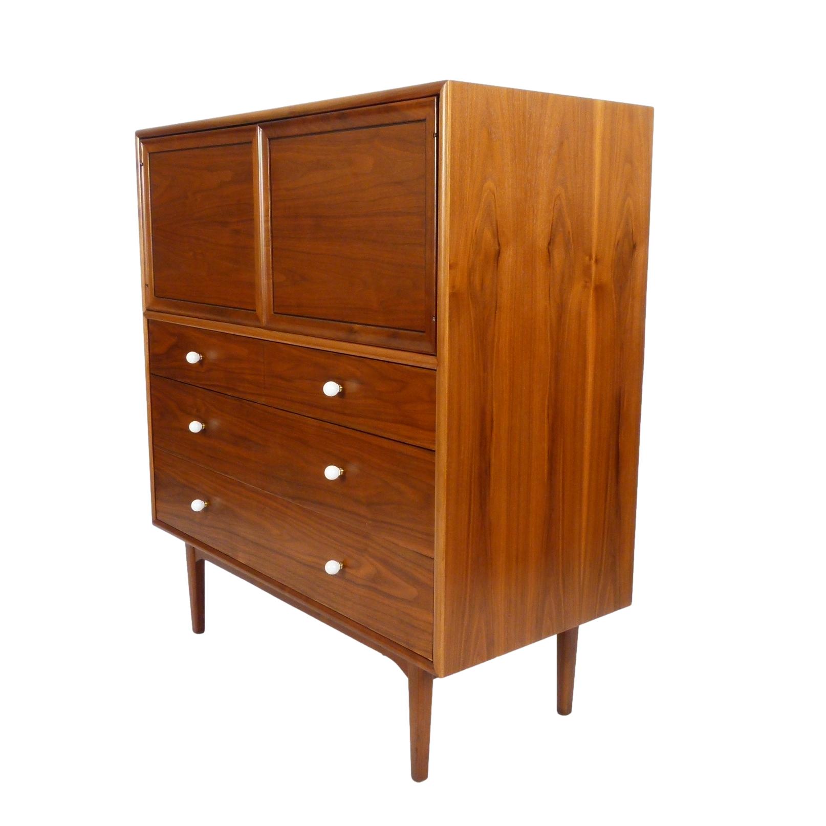 1960s Kipp Stewart Tall Chest for Drexel at City Issue Atlanta