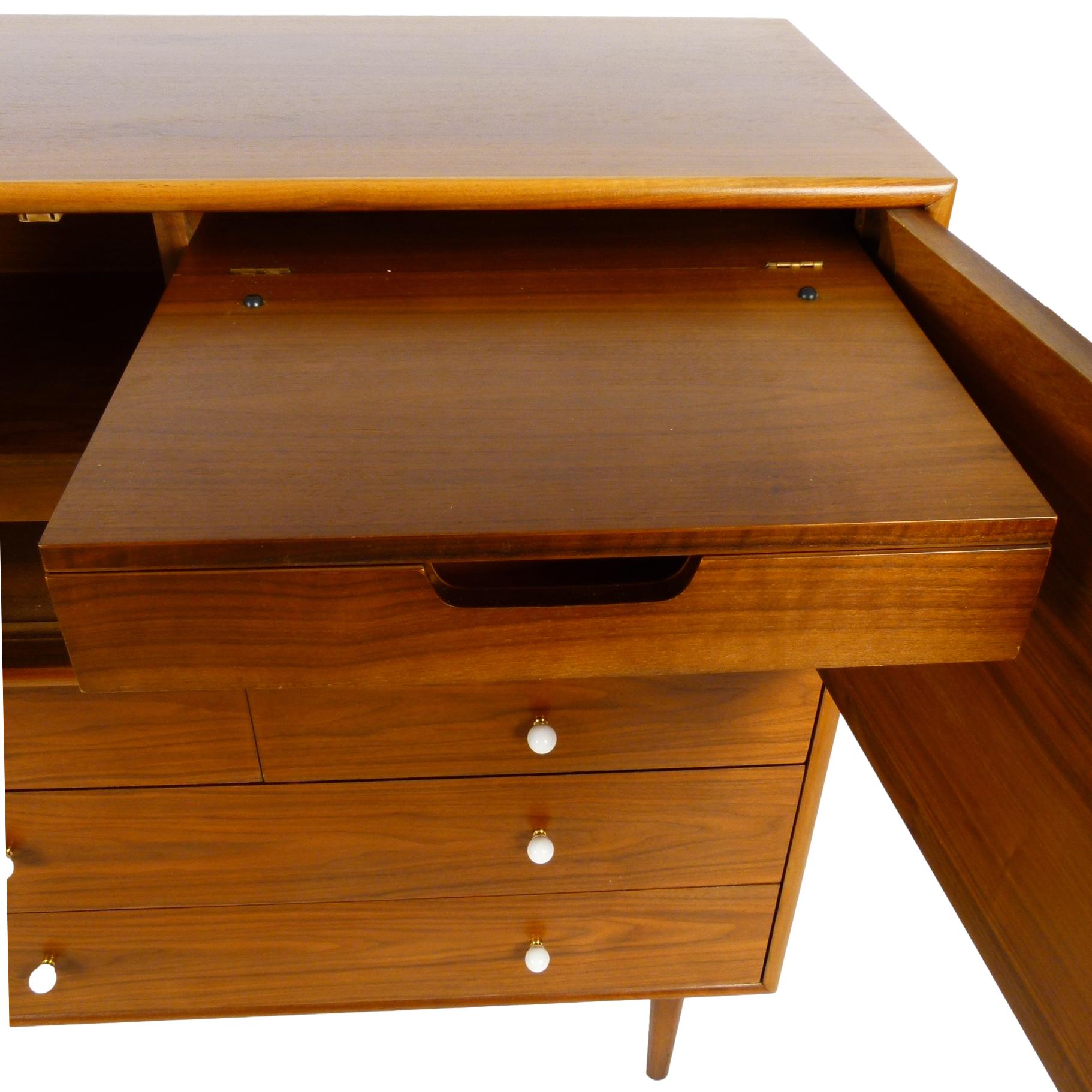 1960s Kipp Stewart Tall Chest for Drexel at City Issue Atlanta