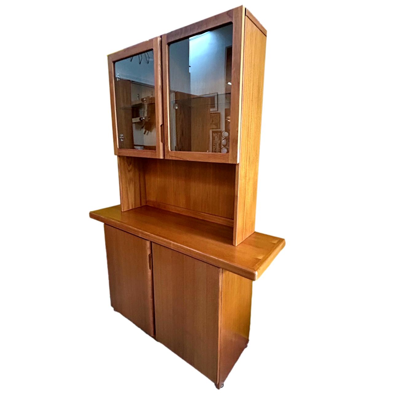 1970s Bar with Hutch in Teak at City Issue Atlanta