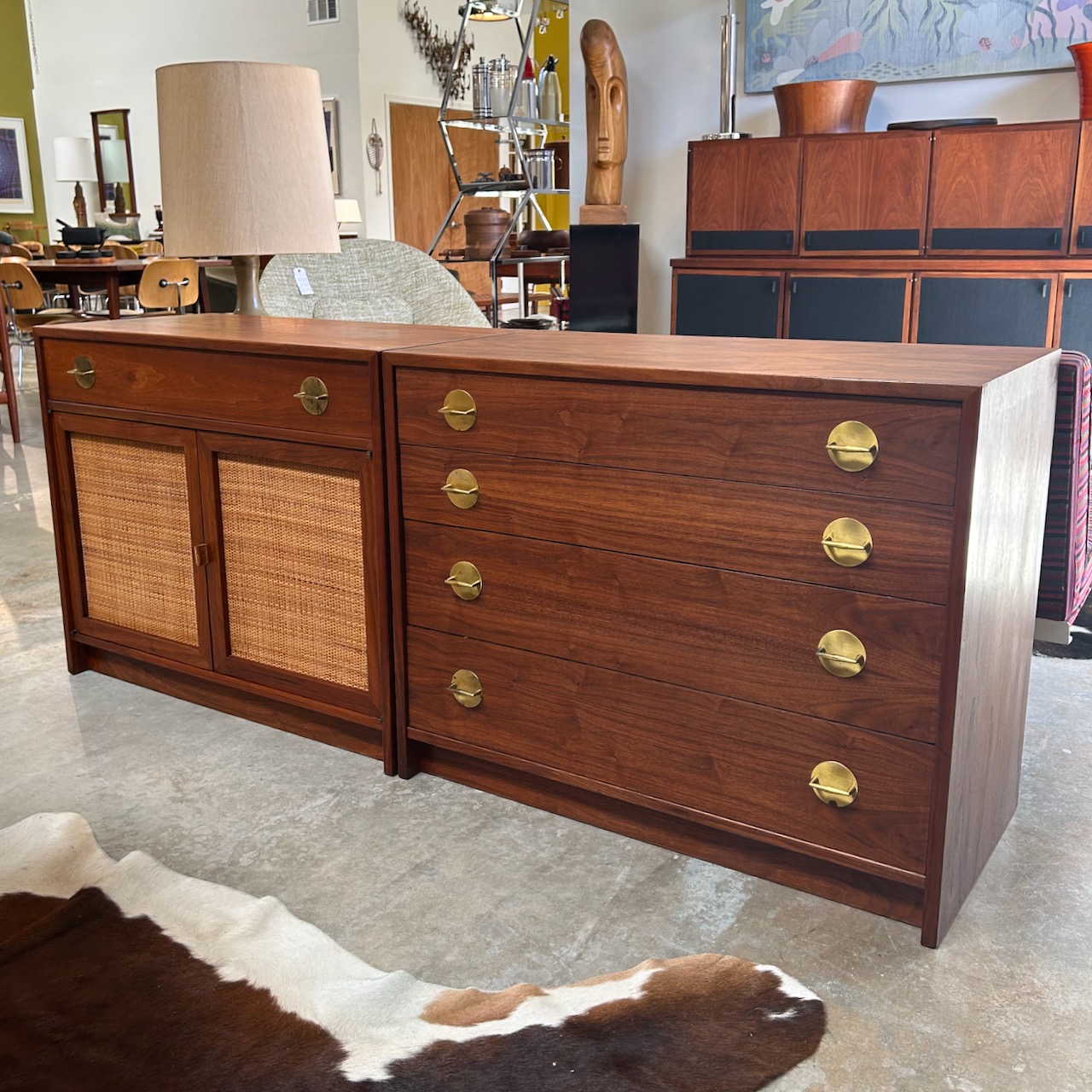 Early 1960s Chest with Cane Front Doors at City Issue Atlanta