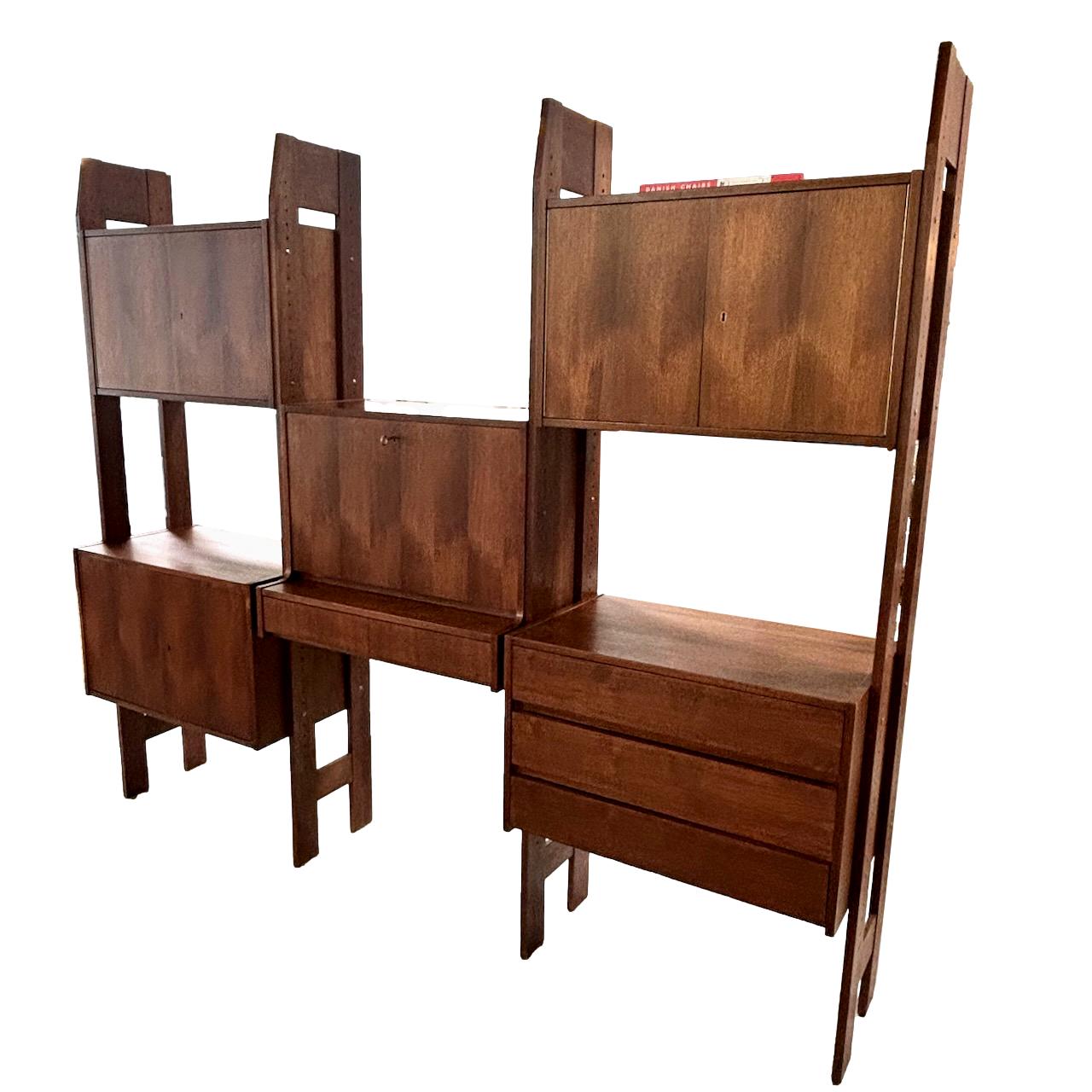 Wall Unit/Room Divider in Walnut at City Issue Atlanta