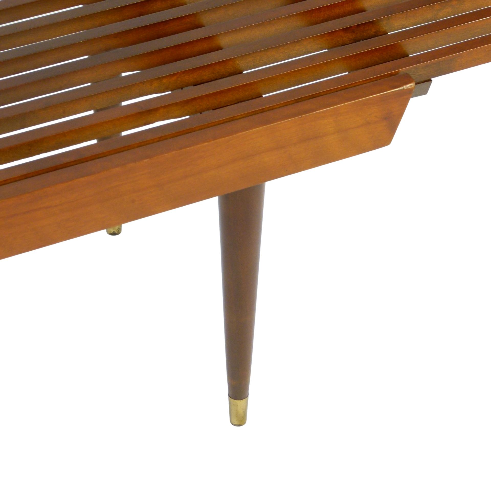 1960s Expanding Slat Bench Coffee Table at City Issue Atlanta