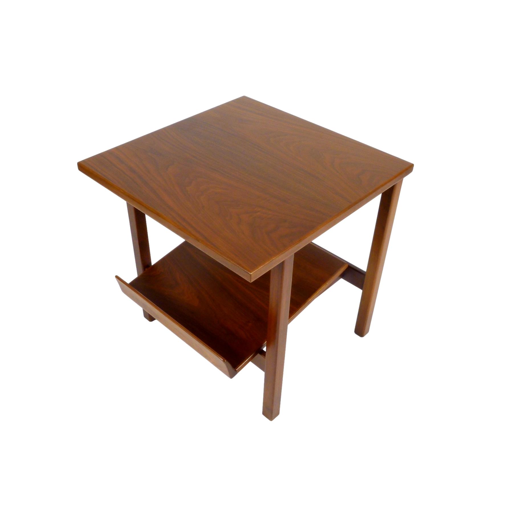 1970s Walnut Media Side Table at City Issue Atlanta