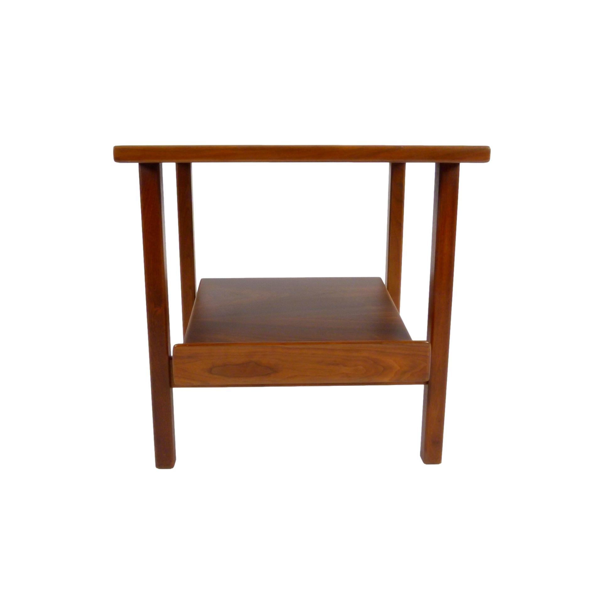 1970s Walnut Media Side Table at City Issue Atlanta