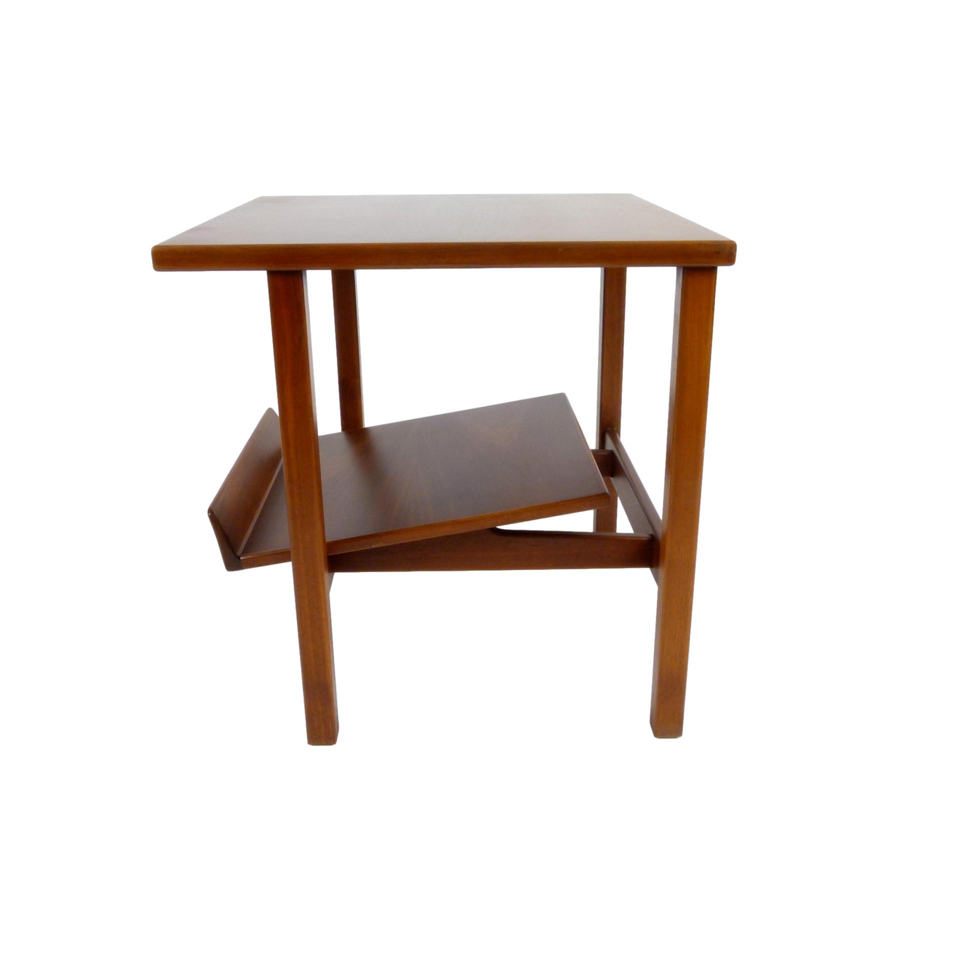 1970s Walnut Media Side Table at City Issue Atlanta