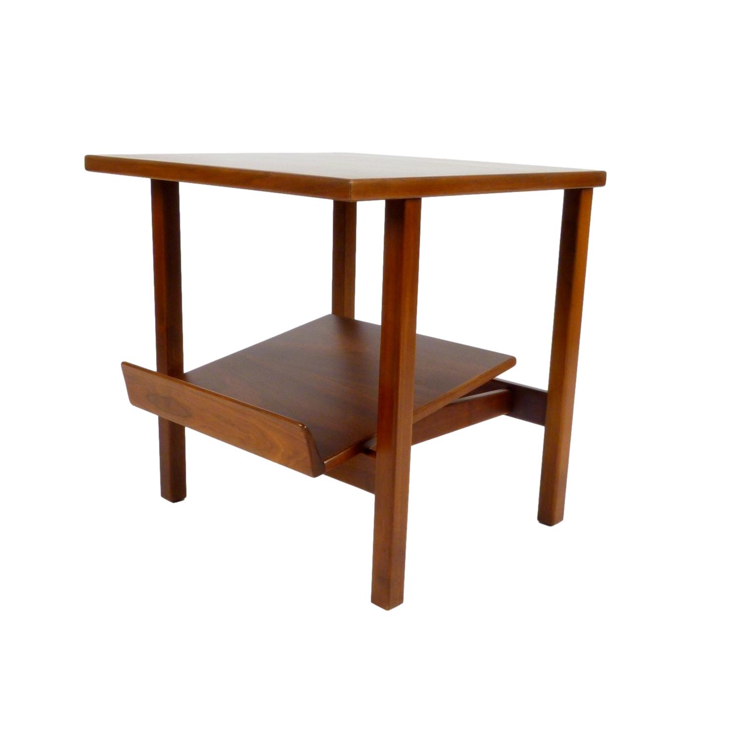 1970s Walnut Media Side Table at City Issue Atlanta