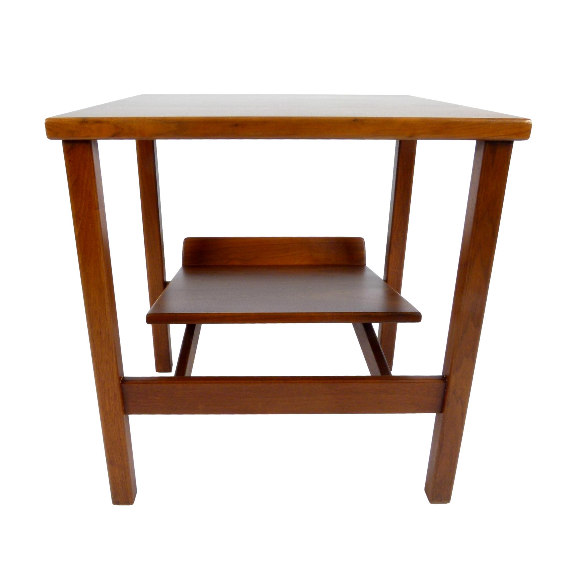 1970s Walnut Media Side Table at City Issue Atlanta