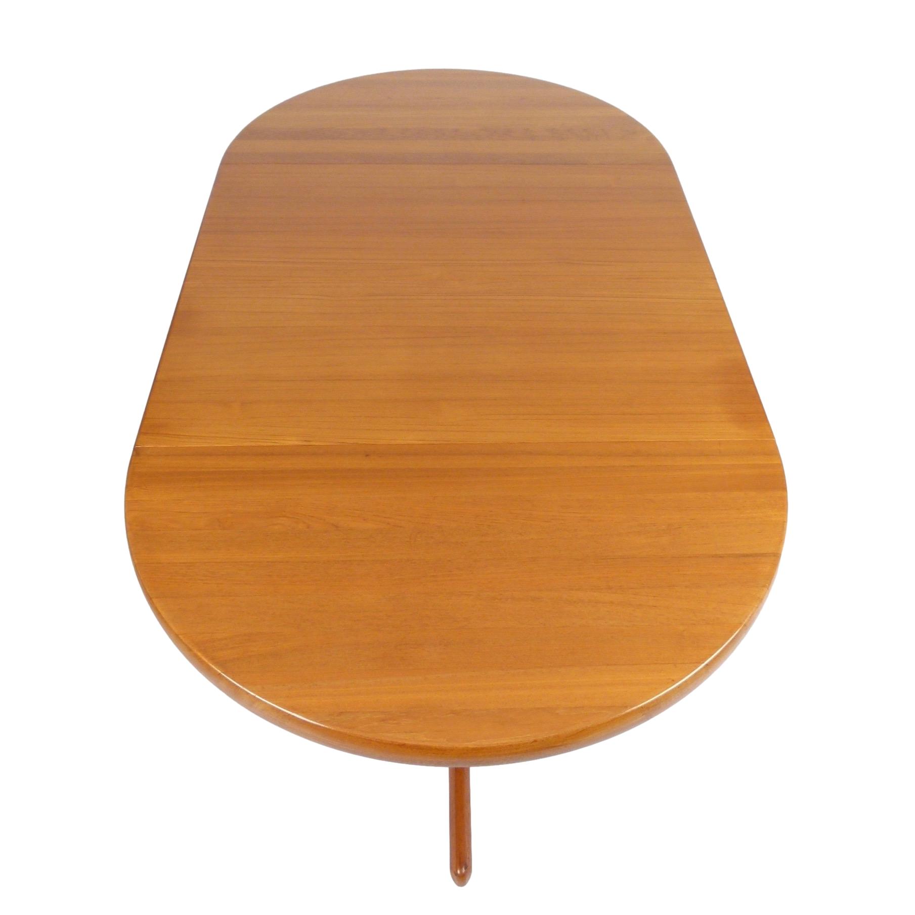 Round Teak Pedestal Dining Table With Leaves at City Issue Atlanta