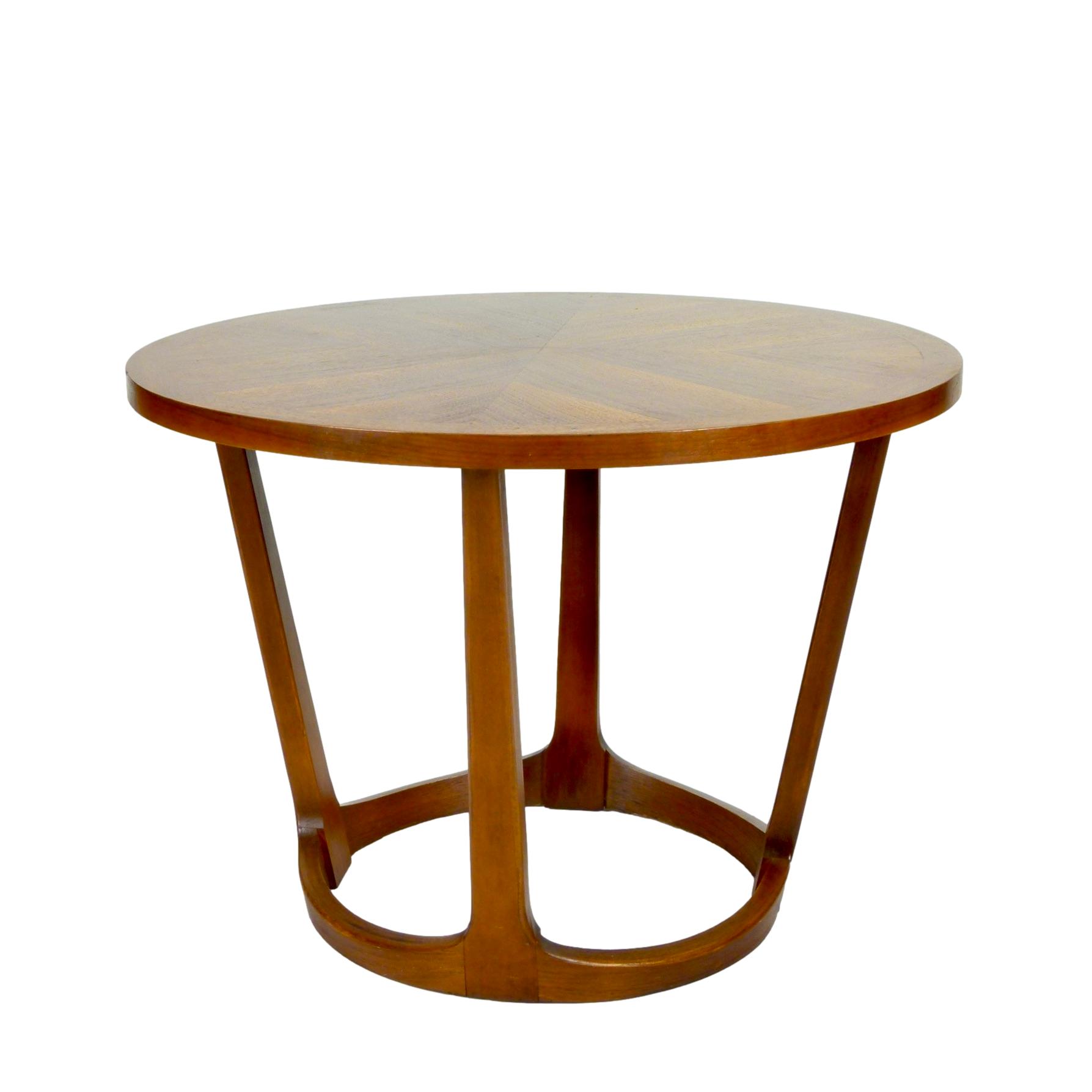 Round Walnut Side Table at City Issue Atlanta