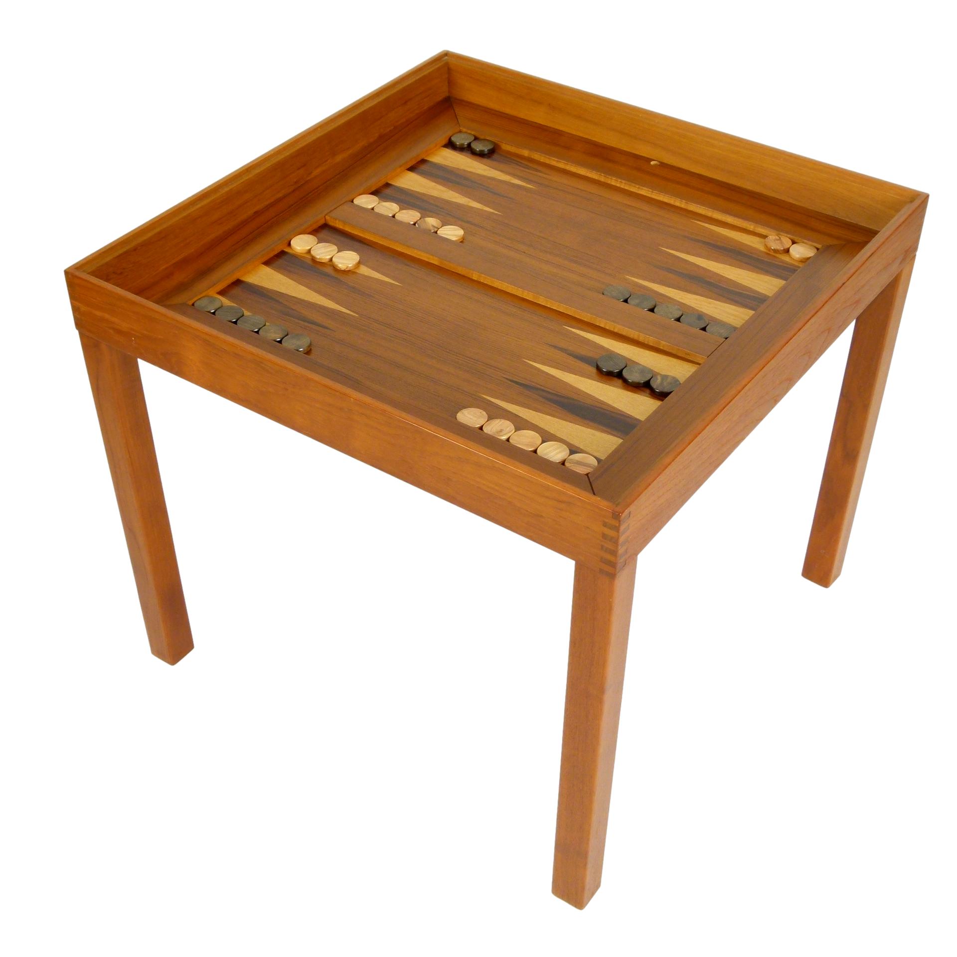 Teak Game Table by Skovby, Denmark at City Issue Atlanta