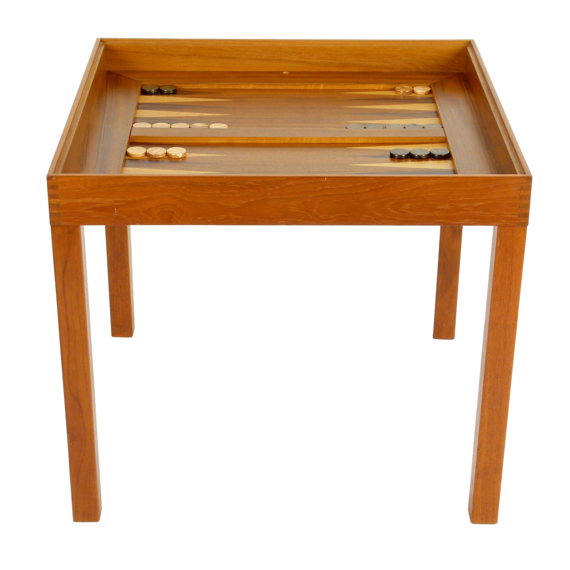 Teak Game Table by Skovby, Denmark at City Issue Atlanta